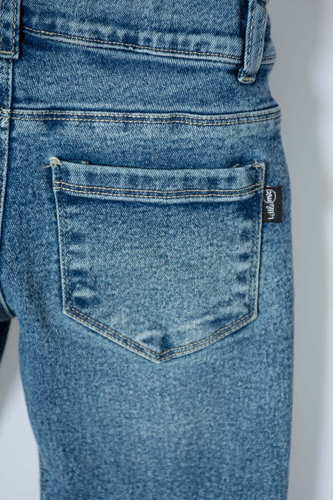 JEAN DE LITTLEMIC AZUL OSCURO PARA NIÑO 2T A 5T – MIC Guatemala